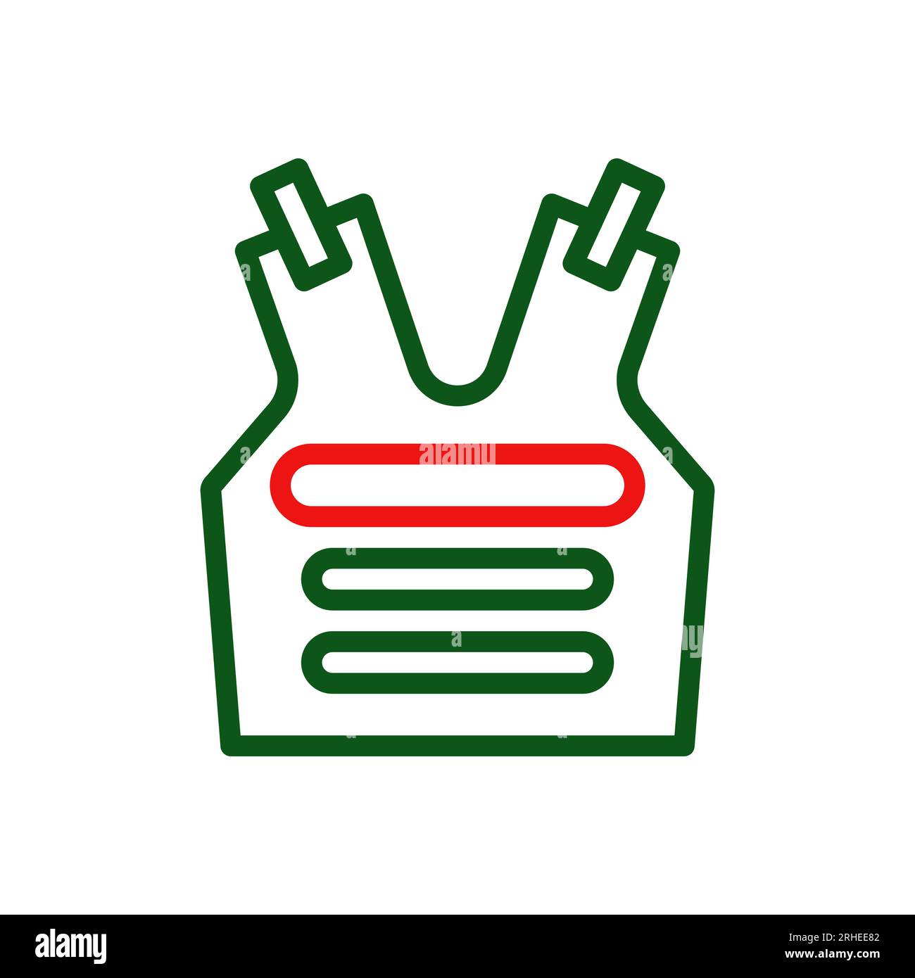 Red and black vest Stock Vector Images - Alamy