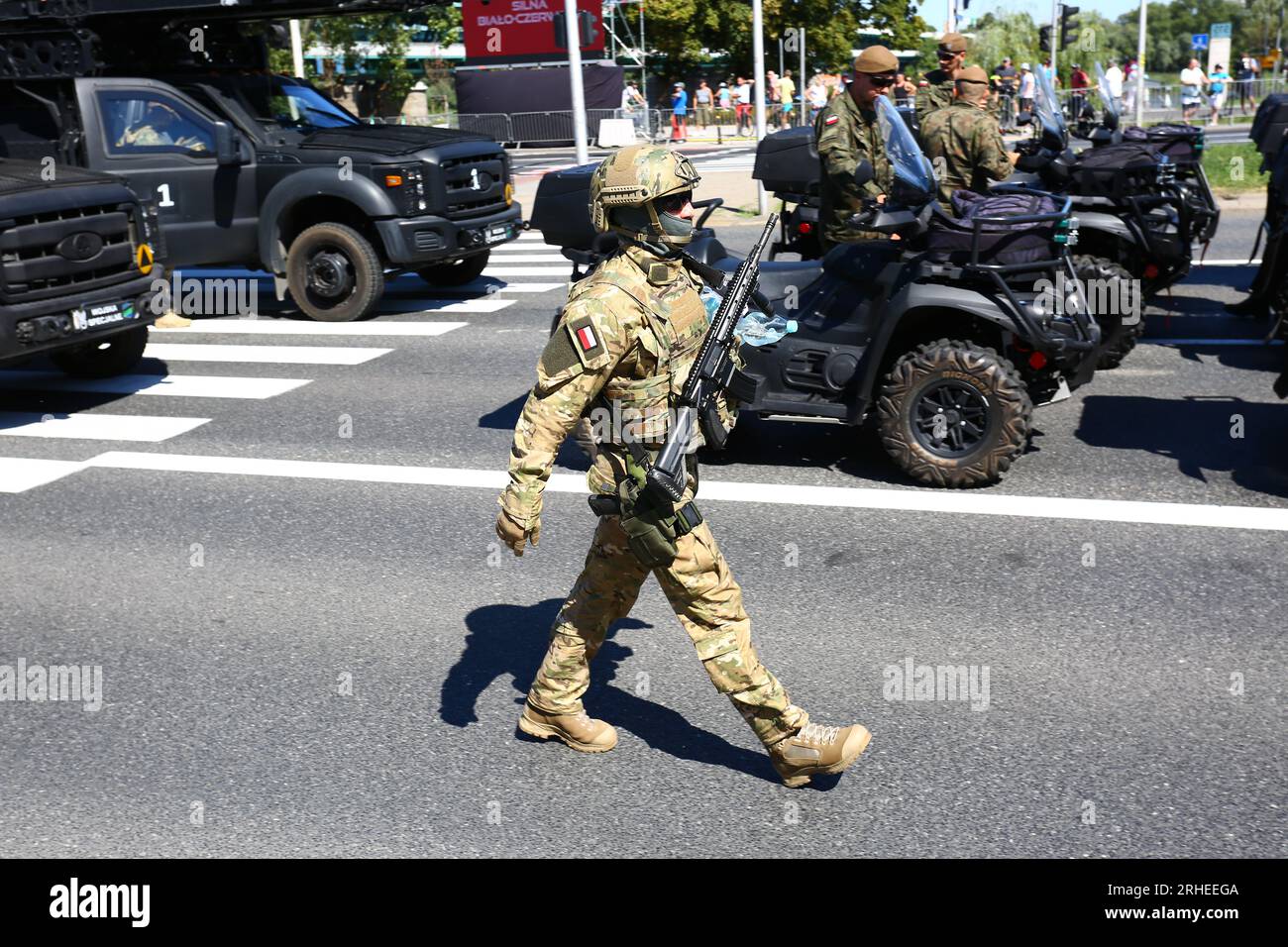 Warsaw, Poland. 15th Aug, 2023. Military parade held on celebration day ...