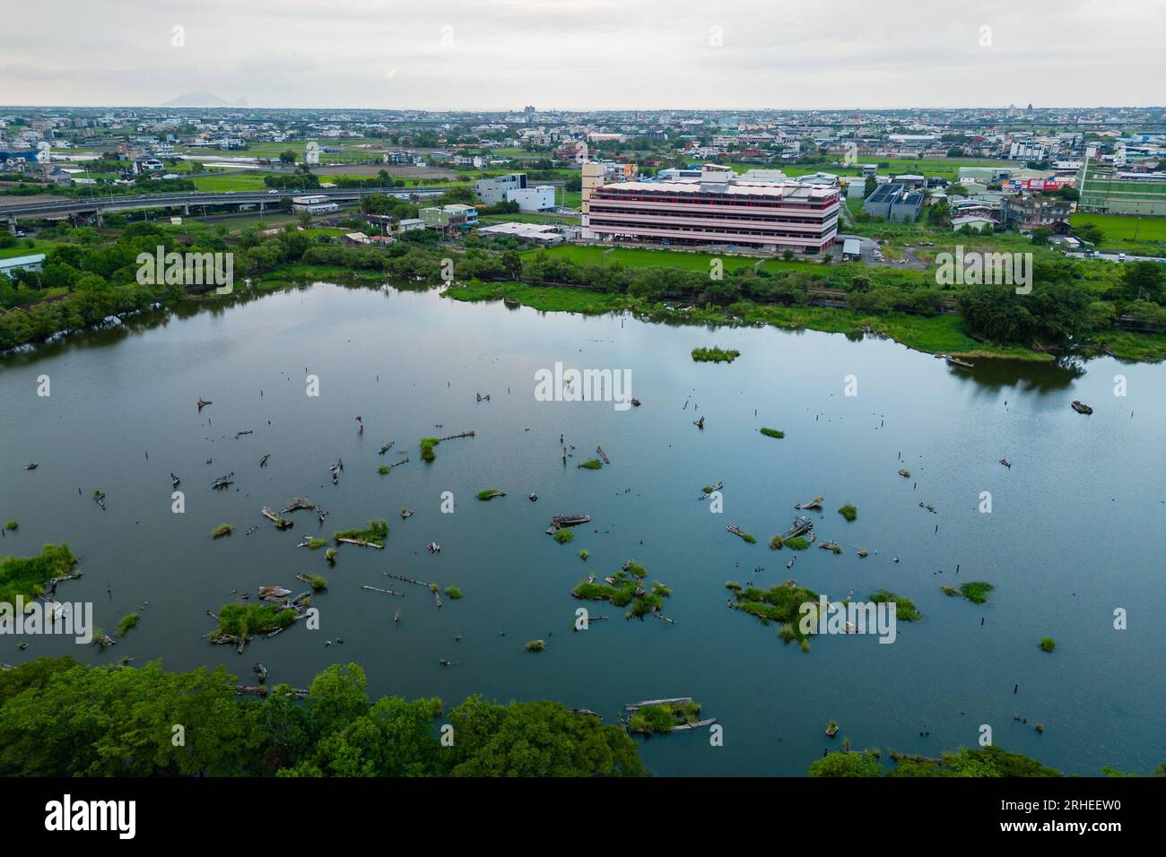 timber pond of Luodong Forestry Culture Park in Yilan, Taiwan Stock ...