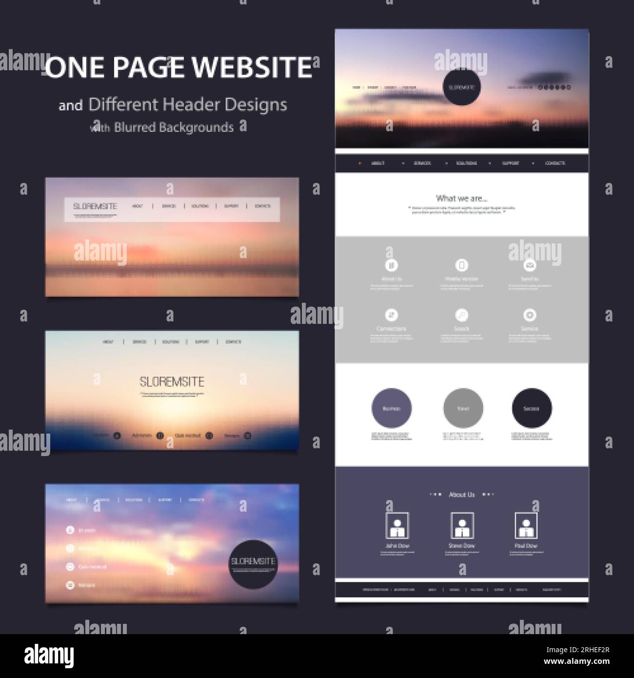 Video of sunset Stock Vector Images - Alamy