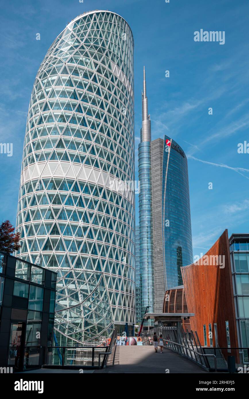 View of Unipol Group Headquarters, Unipol tower, new skyscraper in ...