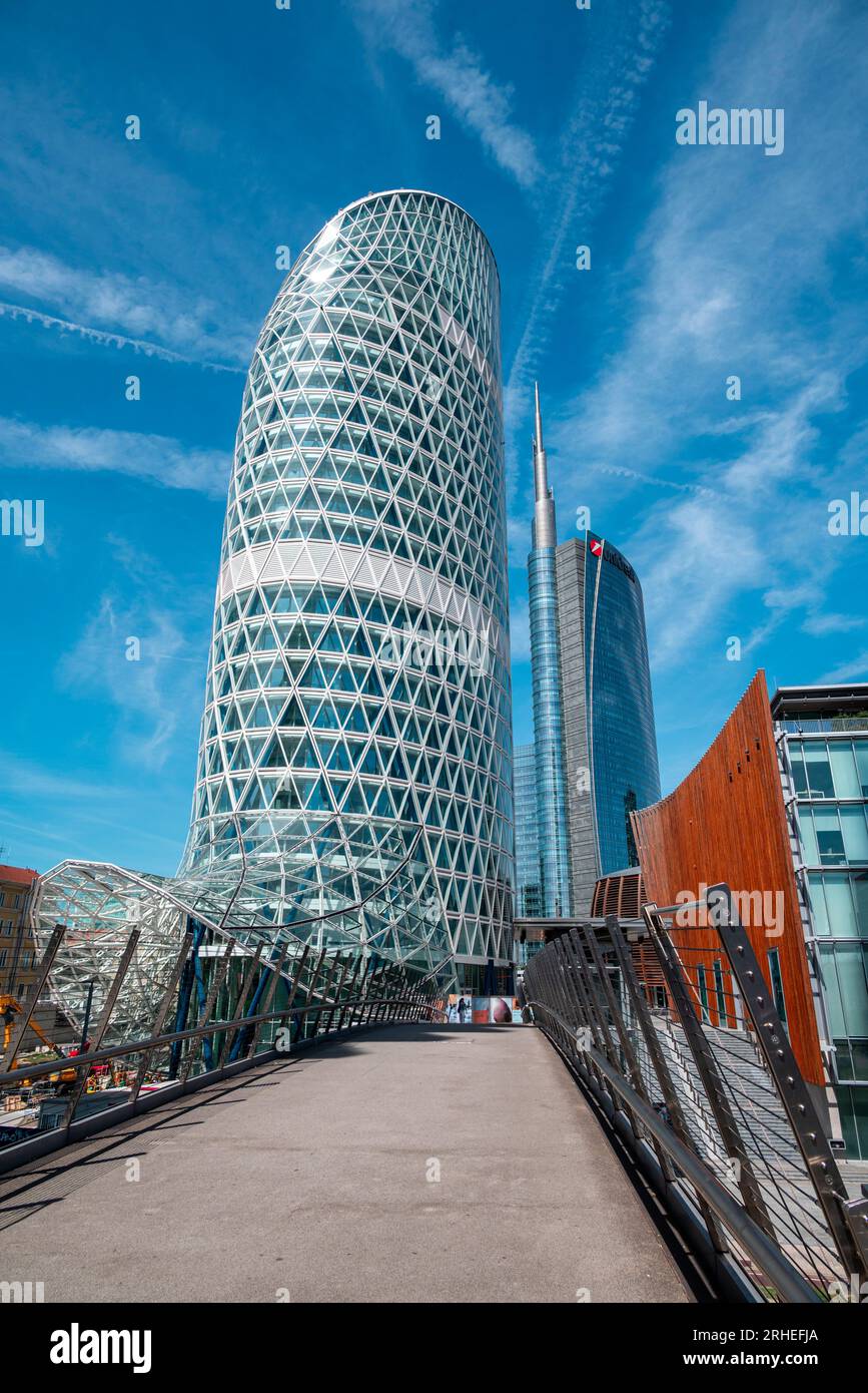 View of Unipol Group Headquarters, Unipol tower, new skyscraper in ...