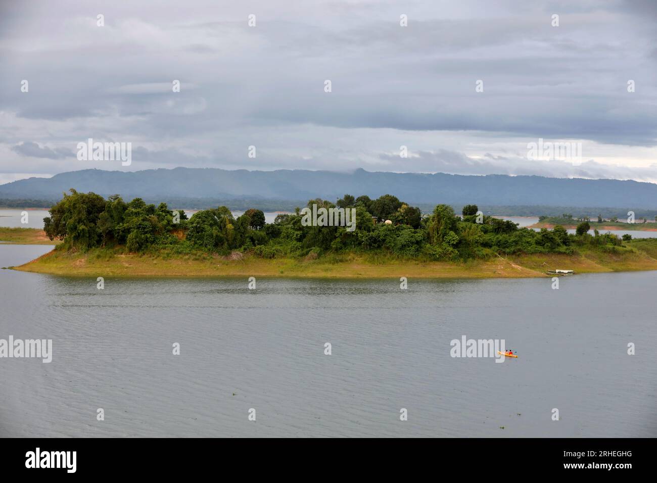 Rangamati, Bangladesh - July 25, 2023: The Bird's-eye view of Kaptai ...