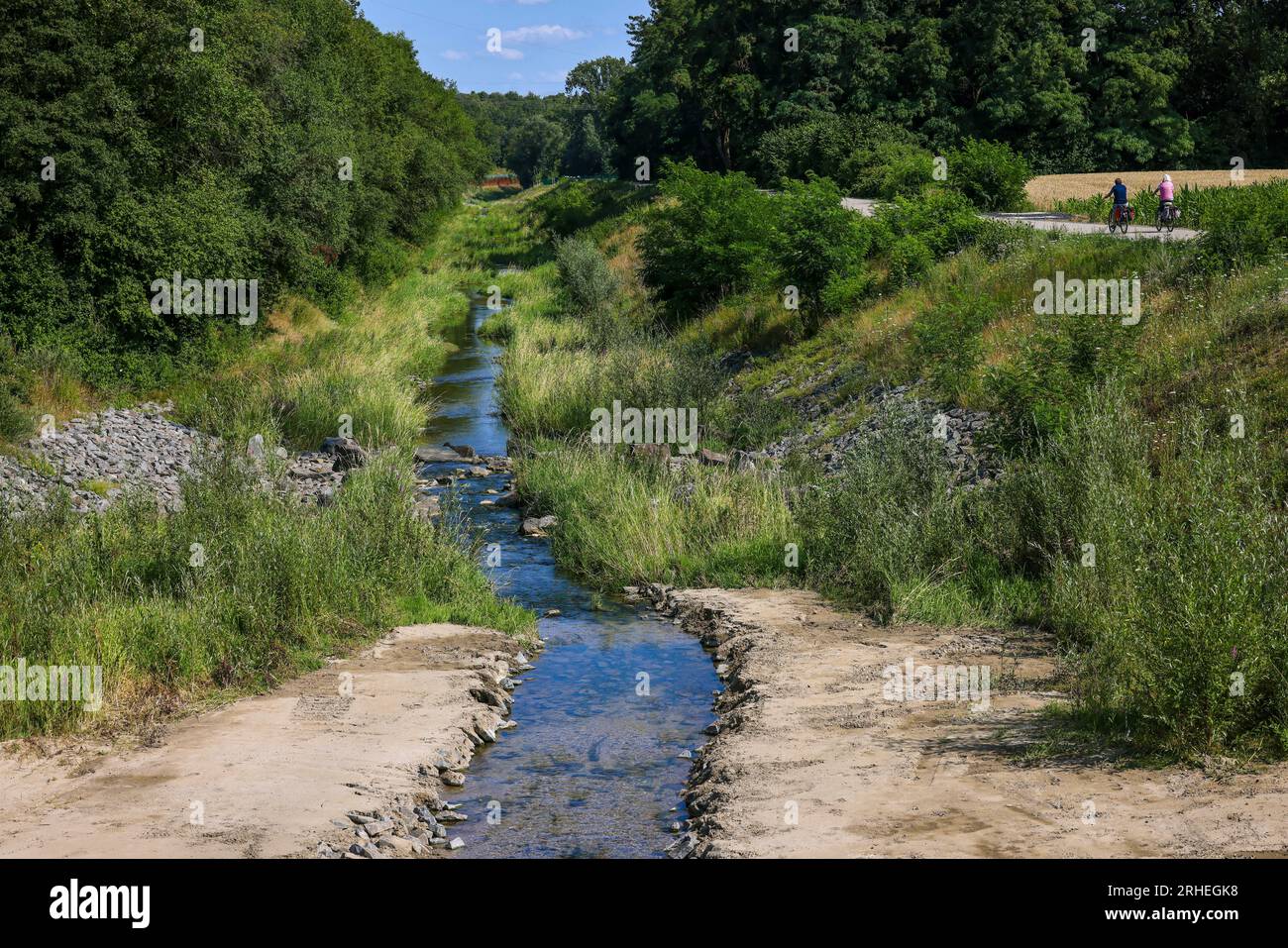 Bottrop, North Rhine-Westphalia, Germany - Renaturalized Boye, the ...