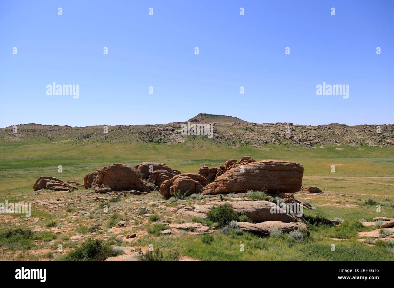 Baga Gazriin Chuluu rock formations, Mongolia Stock Photo - Alamy