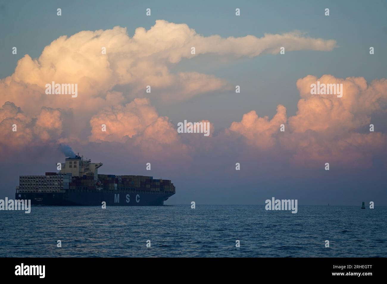 Mediterranean Shipping Company's container ship MSC Tokyo leaves ...