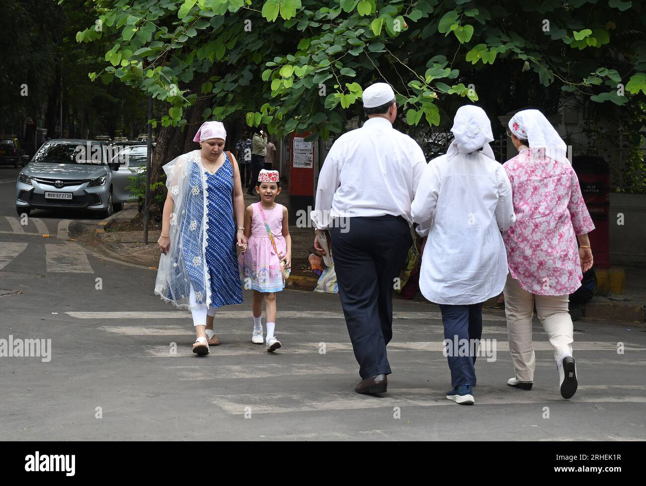 Mumbai, India. 16th Aug, 2023. People from Parsi community are seen ...