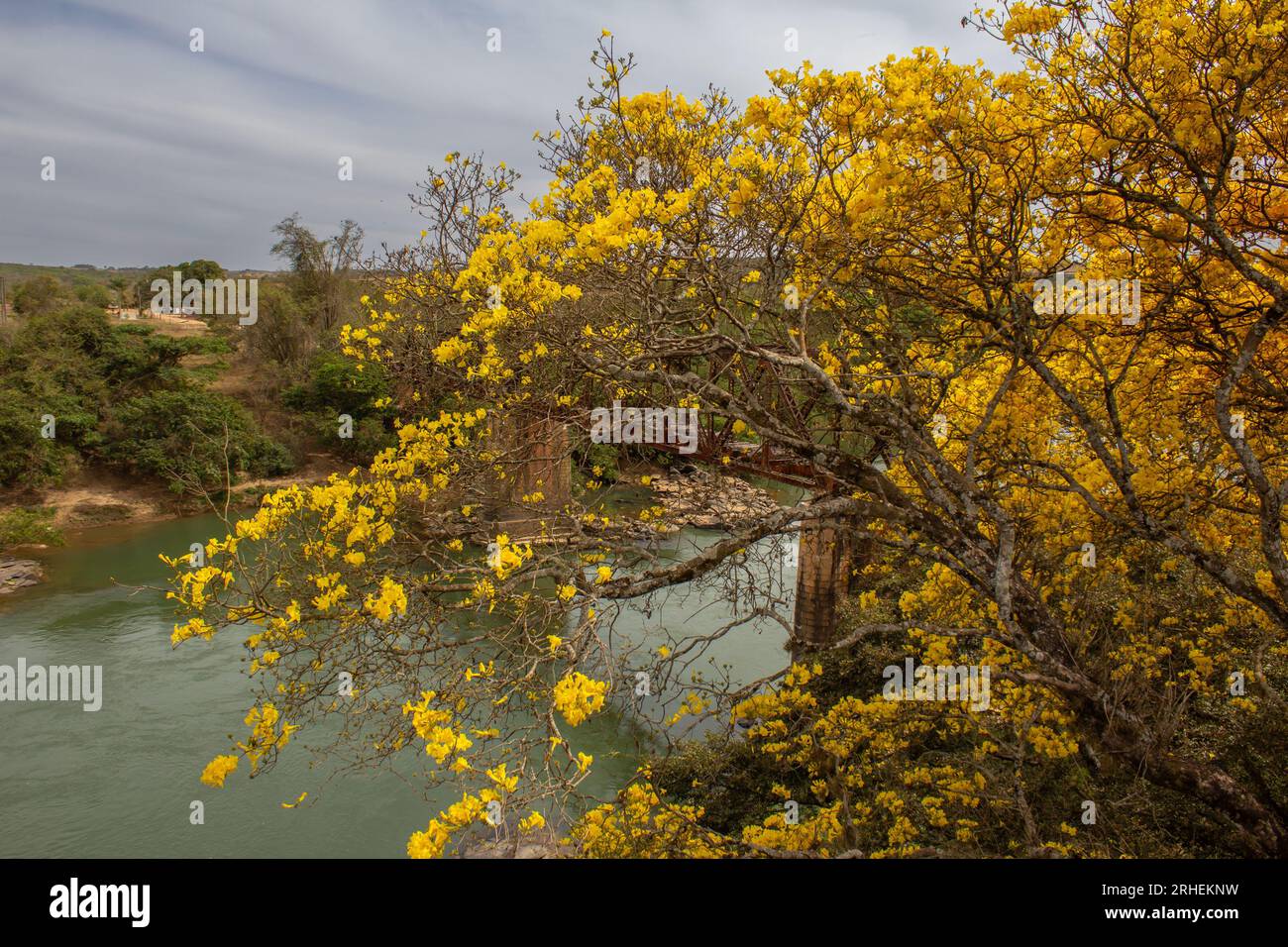 Pires do Rio, Goias, Brazil – August 15, 2023: Landscape with the old ...