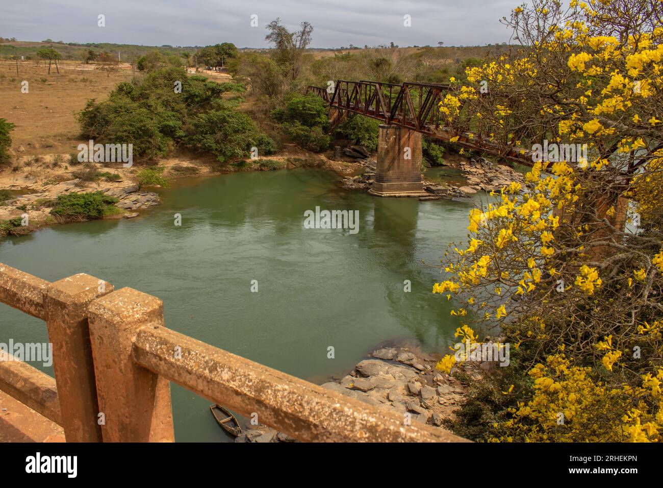 Pires do Rio, Goias, Brazil – August 15, 2023: Landscape with the old ...