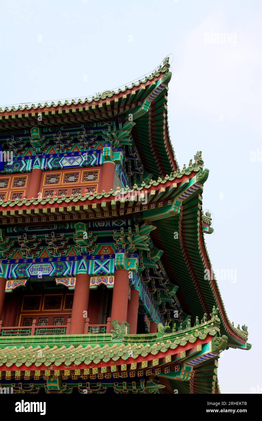 traditional Chinese style antique buildings, closeup of photo Stock ...
