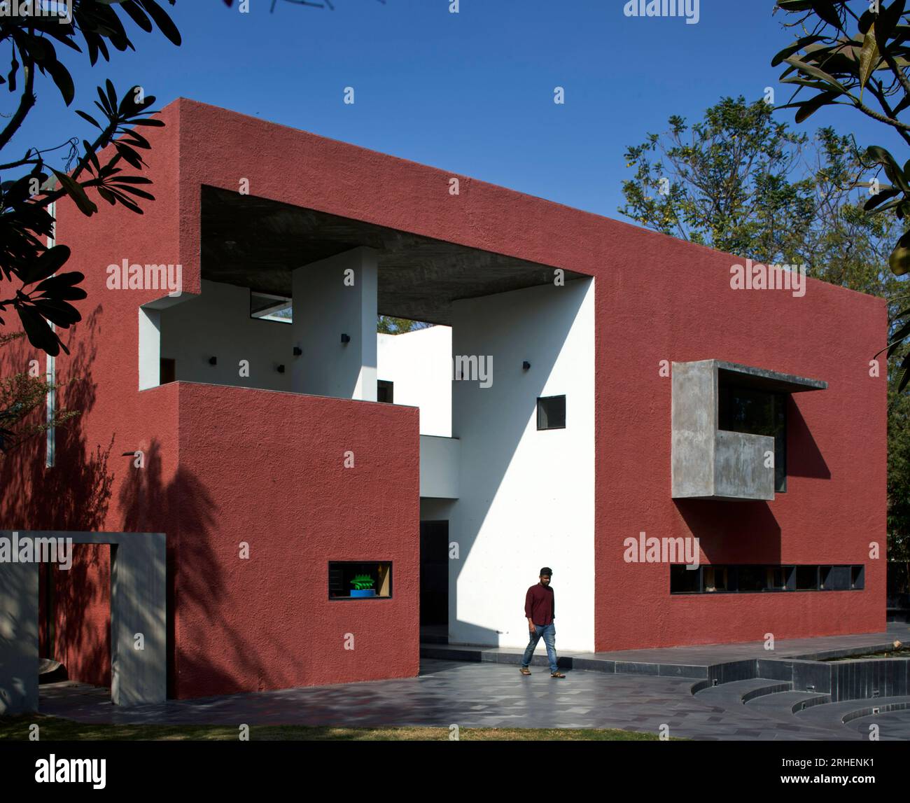 Early morning from garden. 079 Stories Centre for Arts, Ahmedabad ...