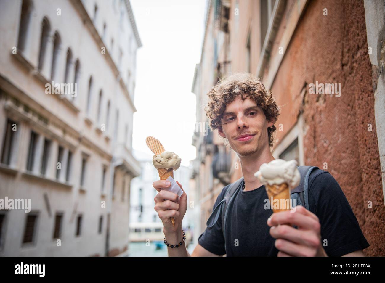 Venezia ice cream hi-res stock photography and images - Alamy