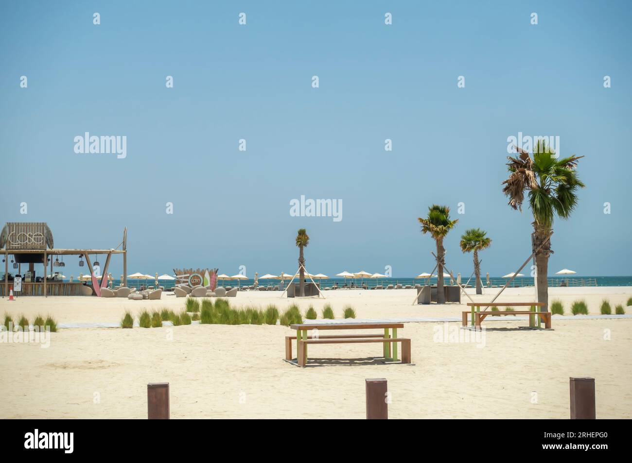 Bilaj Al Jazayer beach in Bahrain Stock Photo - Alamy