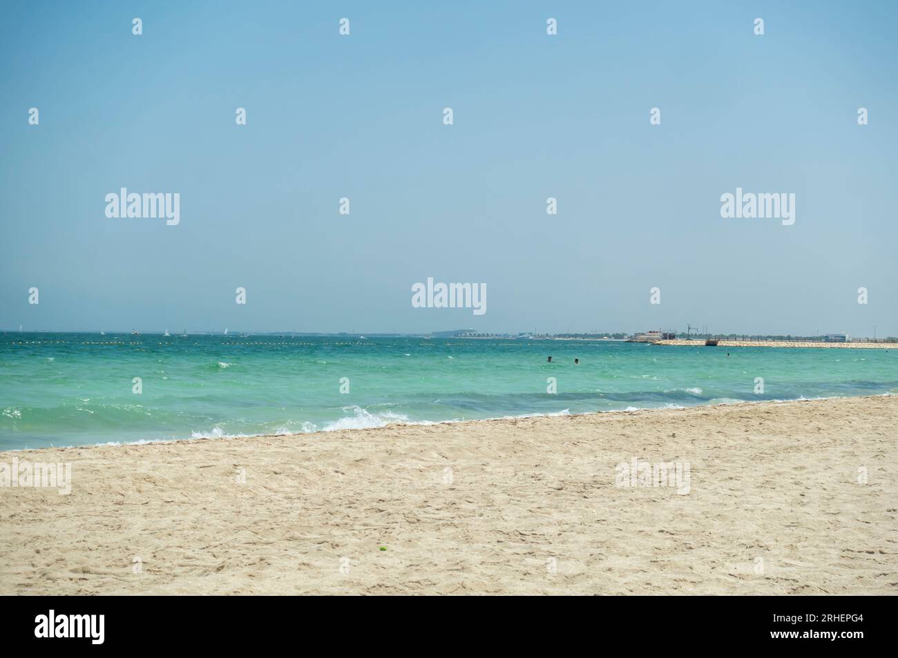 Bilaj Al Jazayer beach in Bahrain Stock Photo - Alamy