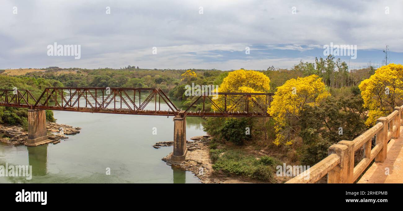 Pires do Rio, Goias, Brazil – August 15, 2023: Landscape with the old ...