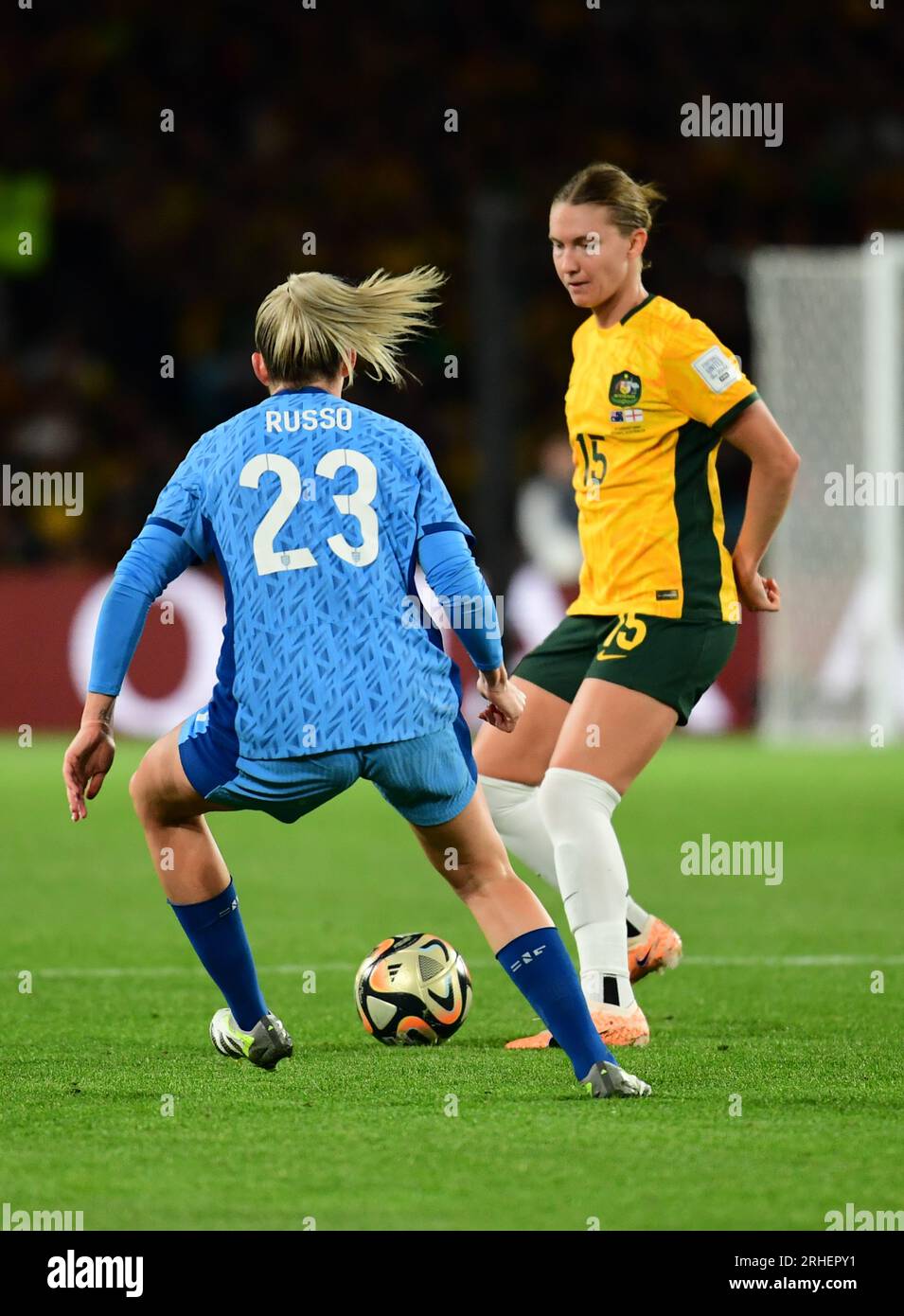 Sydney, Australia. 16th Aug, 2023. Alessia Mia Teresa Russo (L) of ...
