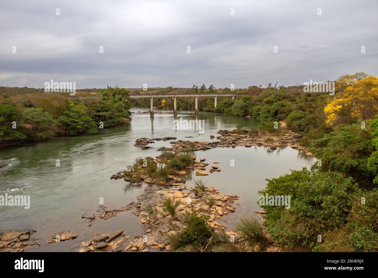 Pires do Rio, Goias, Brazil – August 15, 2023: Landscape with the new ...