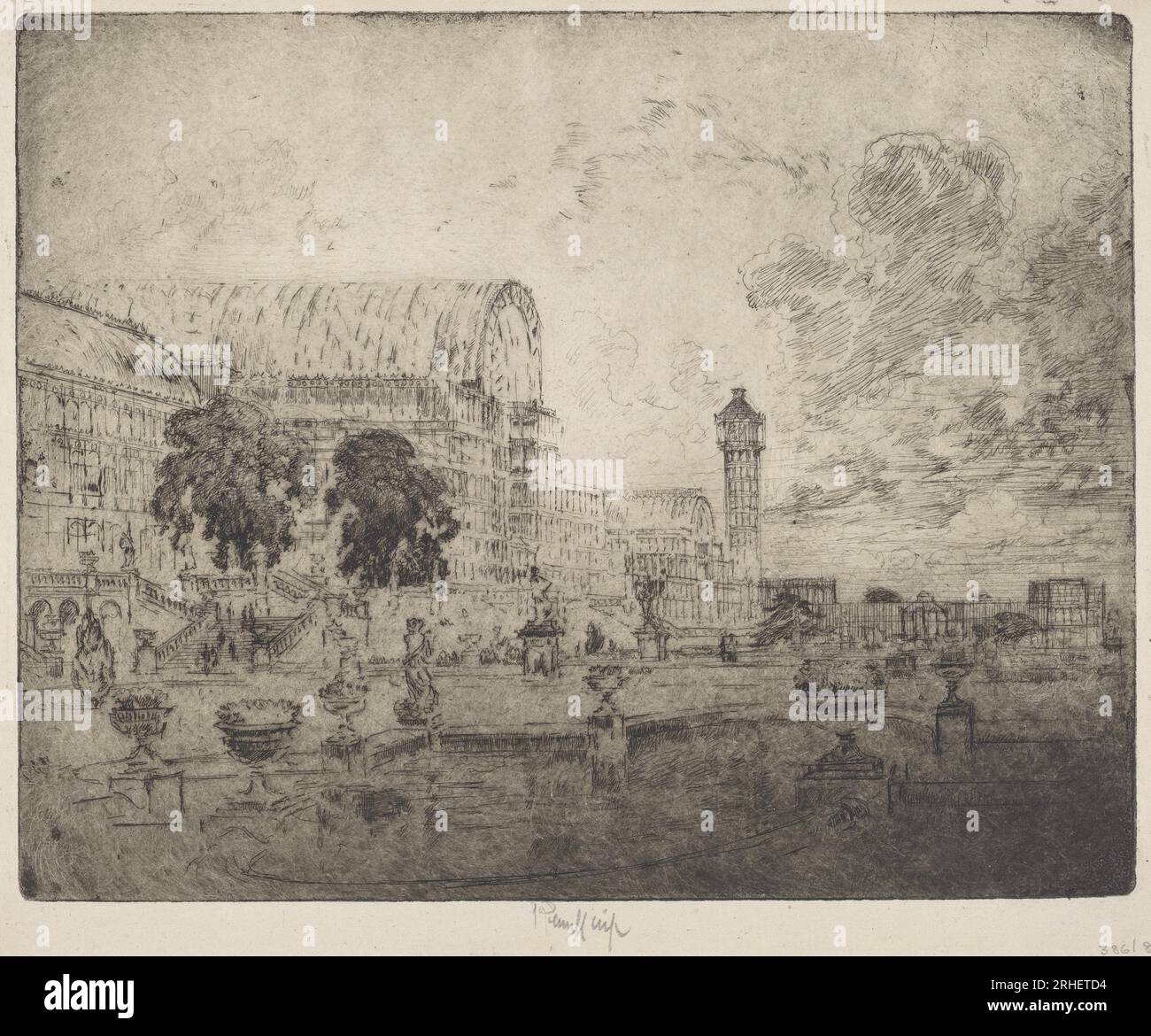 Drawing crystal palace hi-res stock photography and images - Alamy