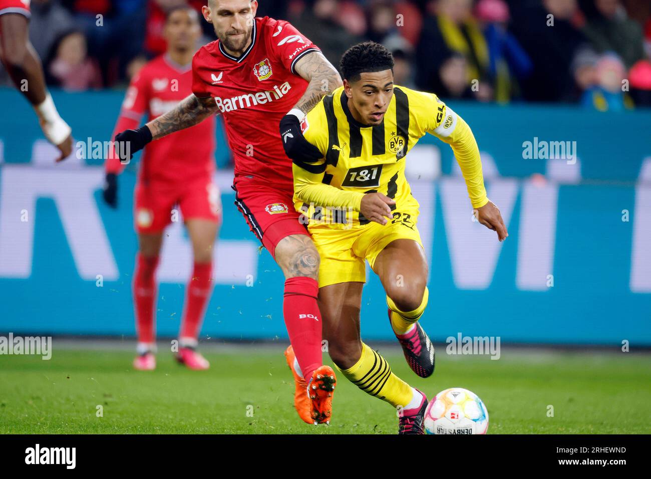 Leverkusen, Deutschland, Germany 1. Fussball Bundesliga, 18. Spieltag ...