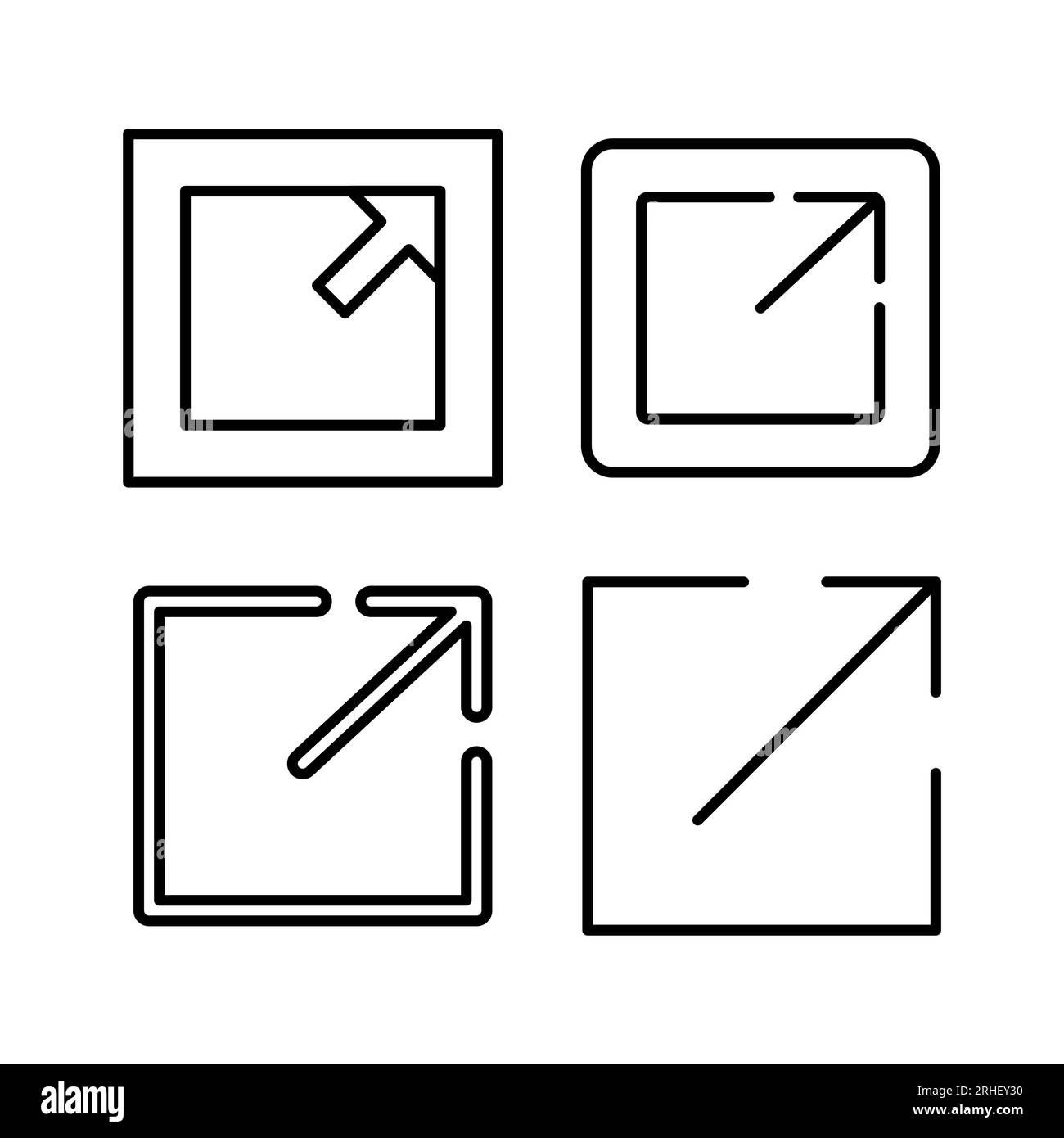 External link icon vector. hyperlink chain symbol. download, share ...