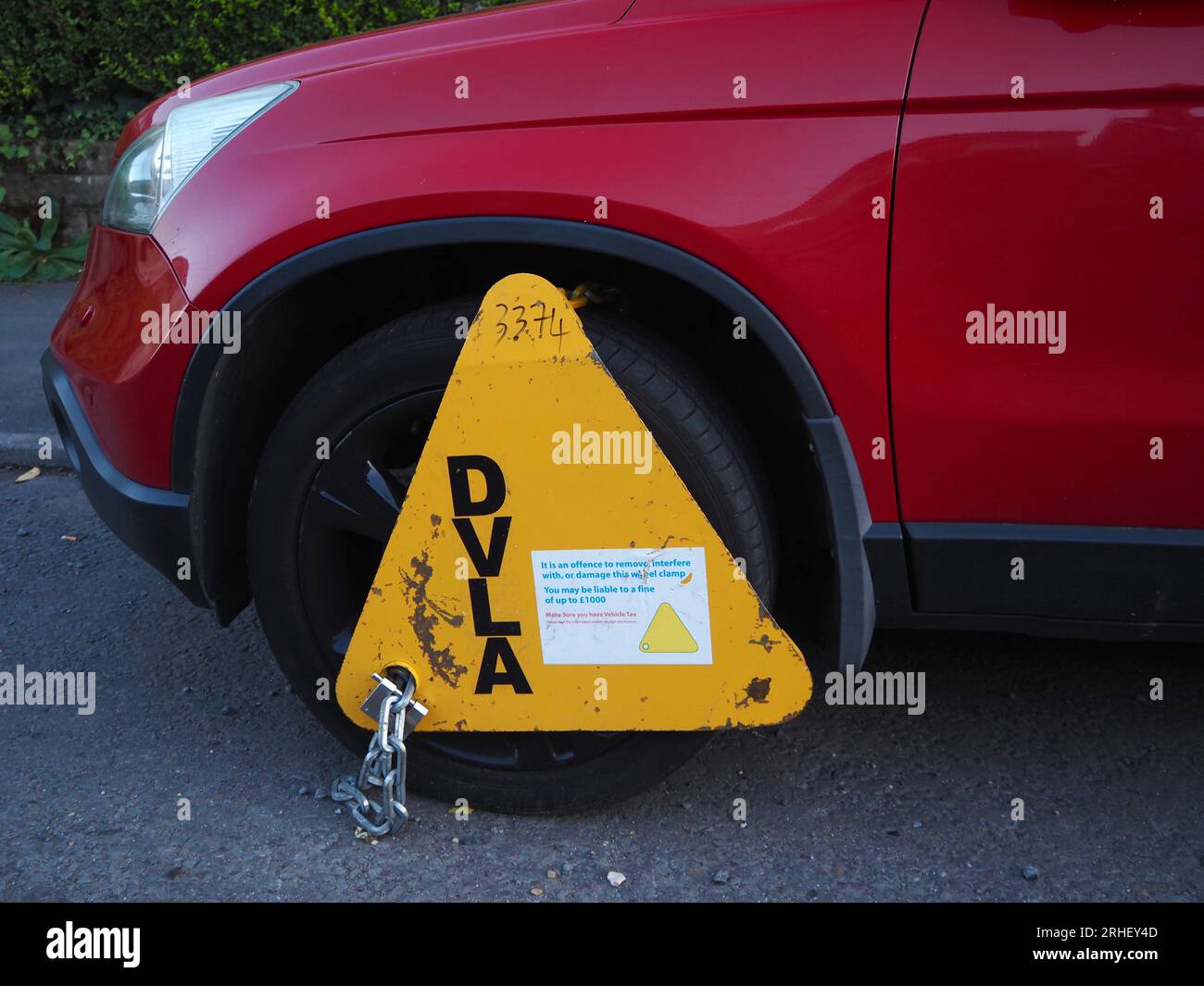 Untaxed vehicle hi-res stock photography and images - Alamy