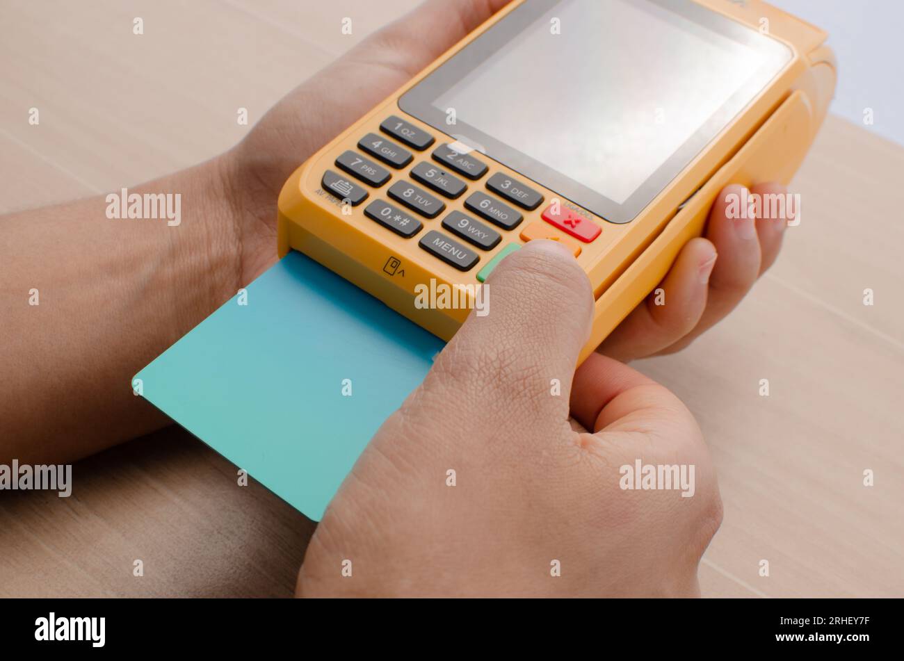 Handheld terminal hi-res stock photography and images - Alamy