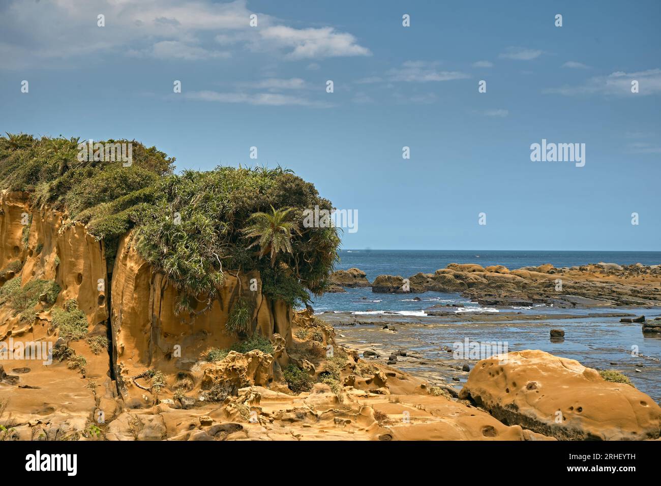 Heping Island Park, a park with forming rocks with special shapes from ...