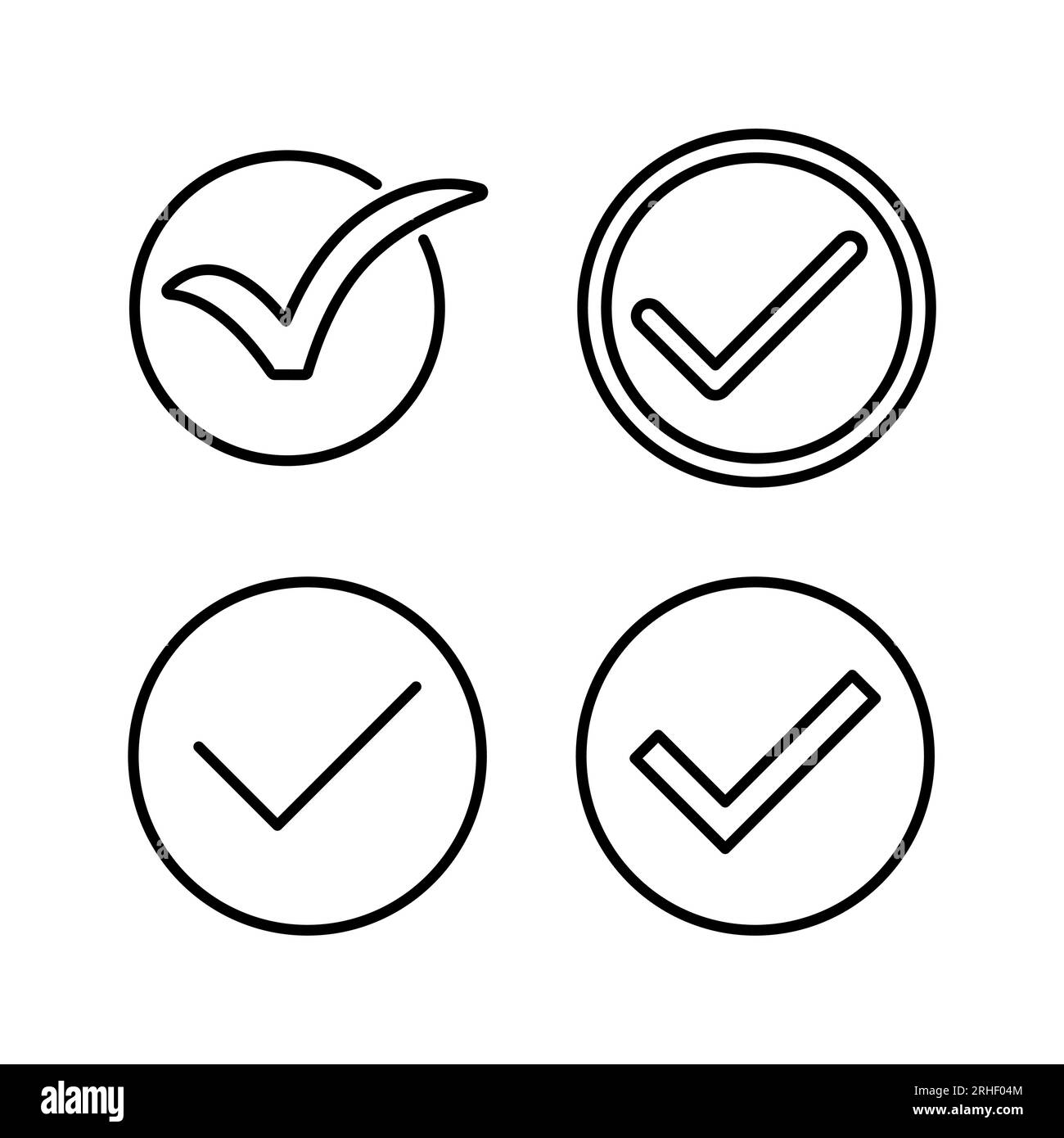 check icon vector. check mark icon. check list button icon Stock Vector Image & Art - Alamy