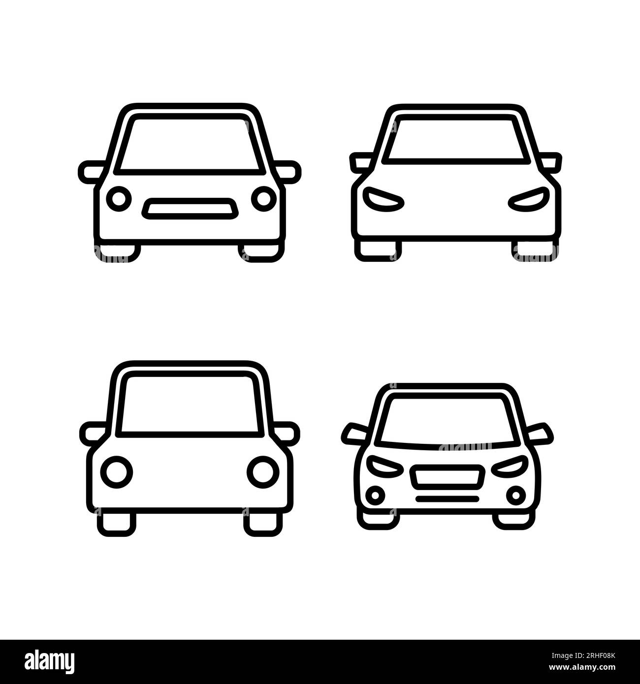 Car icon vector. Car sign. sedan Stock Vector Image & Art - Alamy