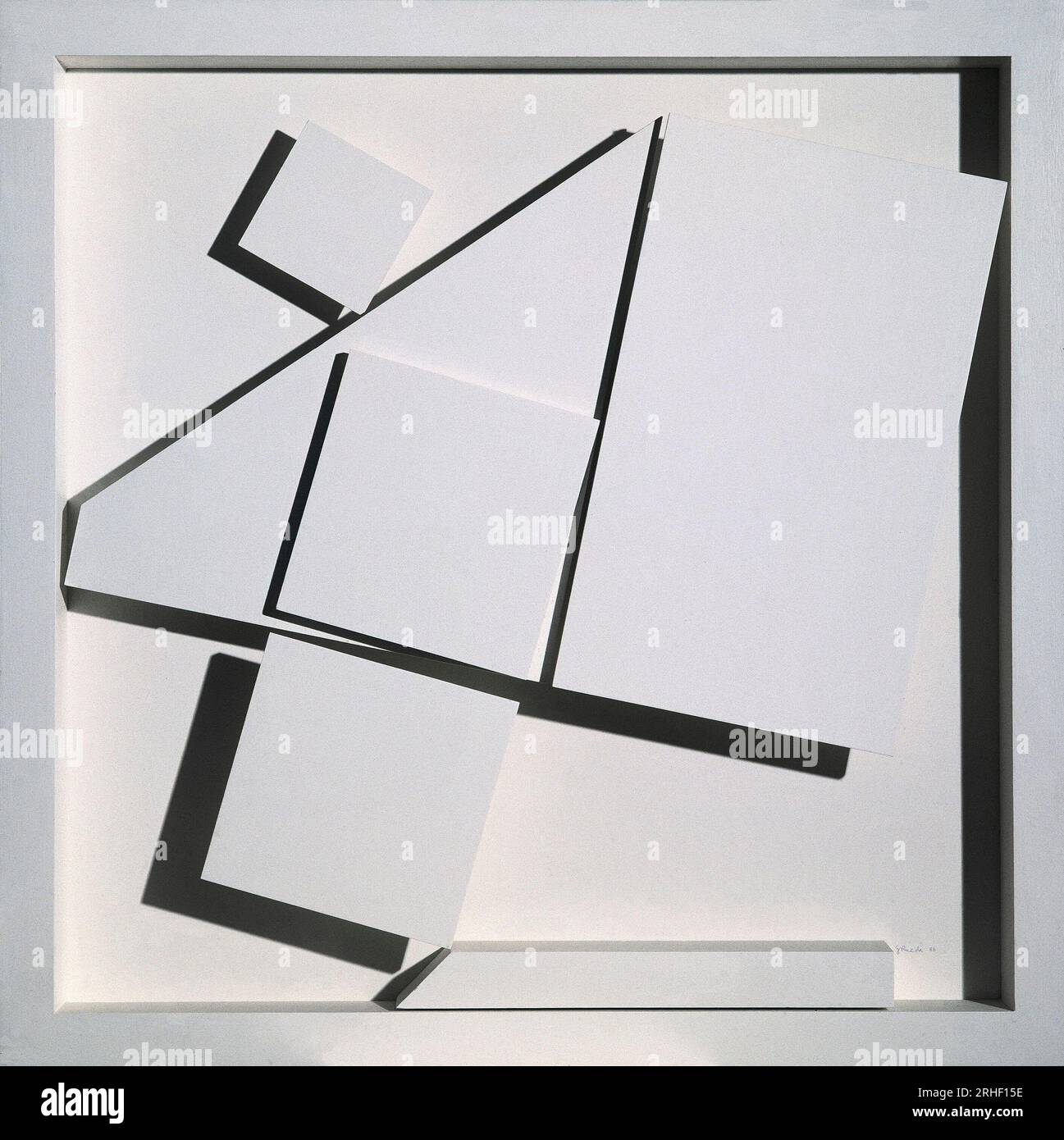 CUADRO COMPOSICION. Author: GERARDO RUEDA (1926-1996 Stock Photo - Alamy