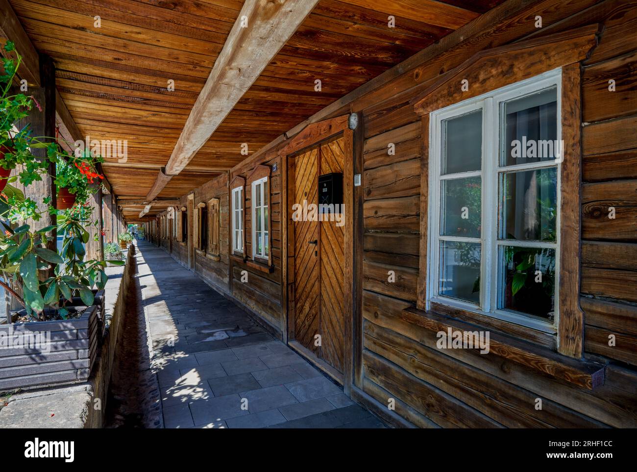 Chelmsko Slaskie little old town of wievers Lower Silesia Poland Stock ...