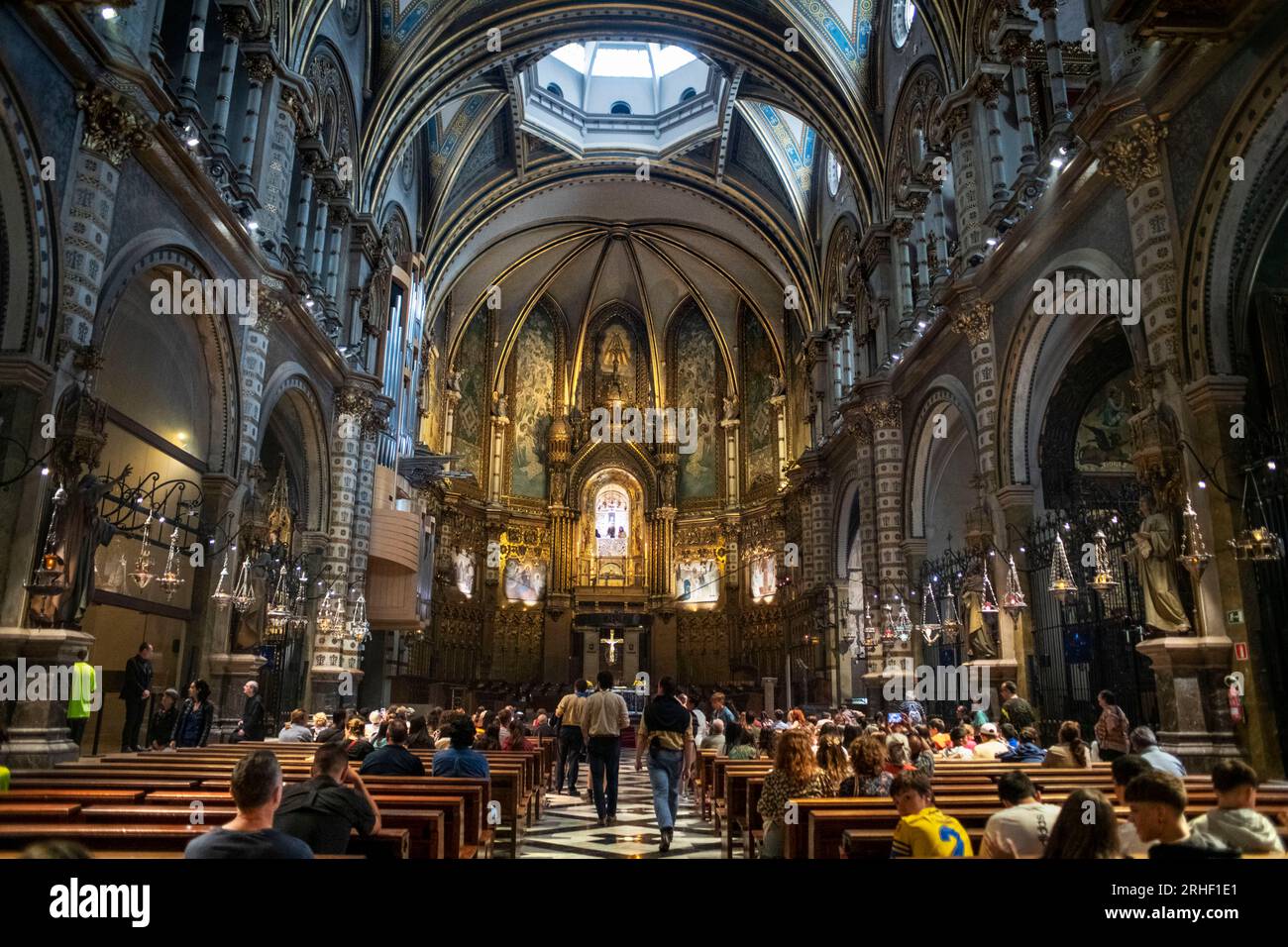 Montserrat sunday mass hi-res stock photography and images - Alamy