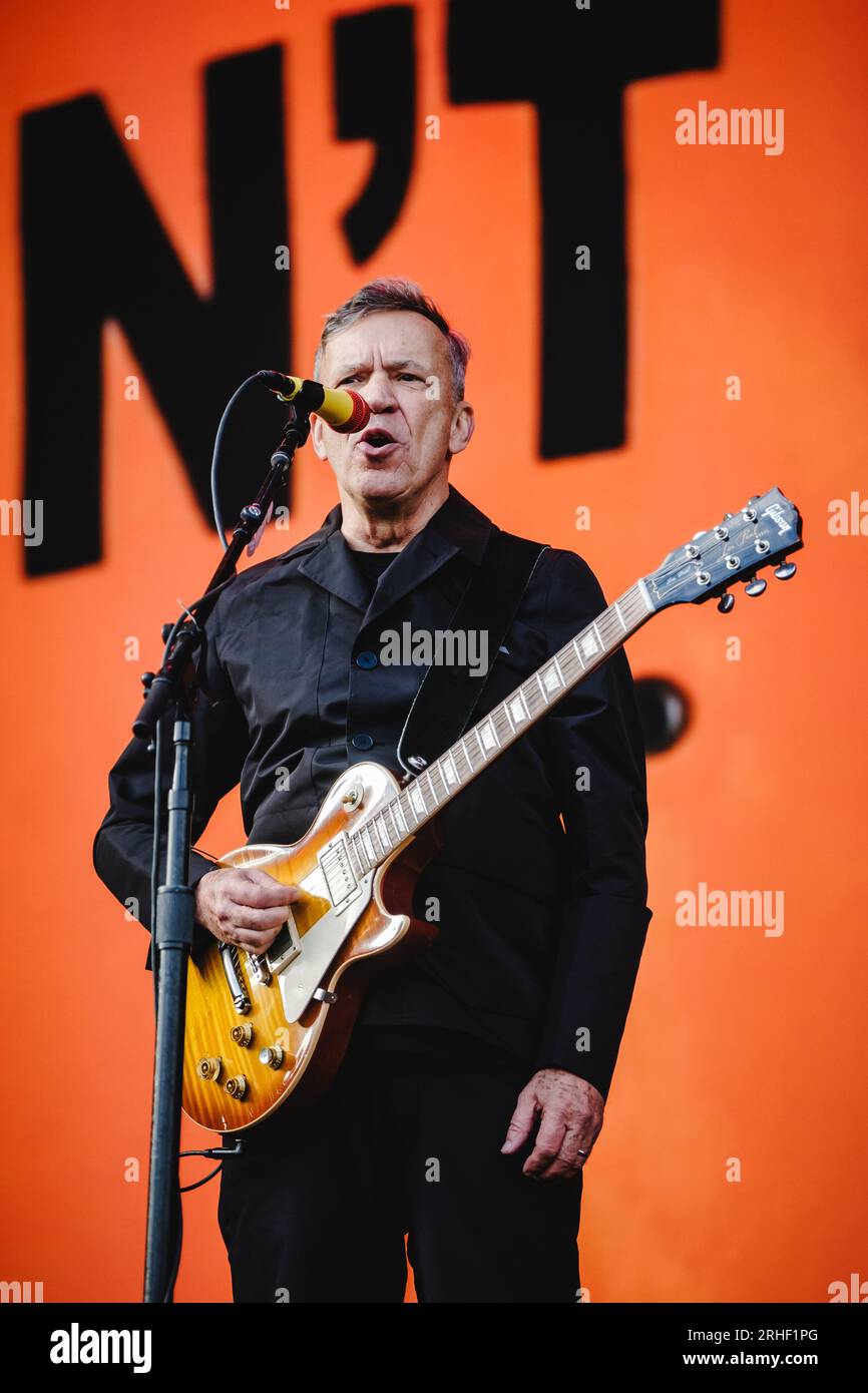 Gothenburg, Sweden. 10th, August 2023. The American new wave band Devo ...