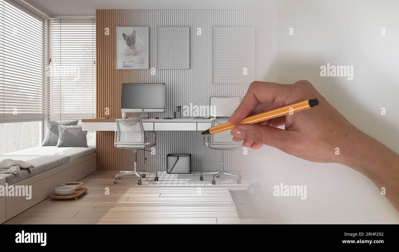 Smart home concept hand drawing hi-res stock photography and images - Alamy