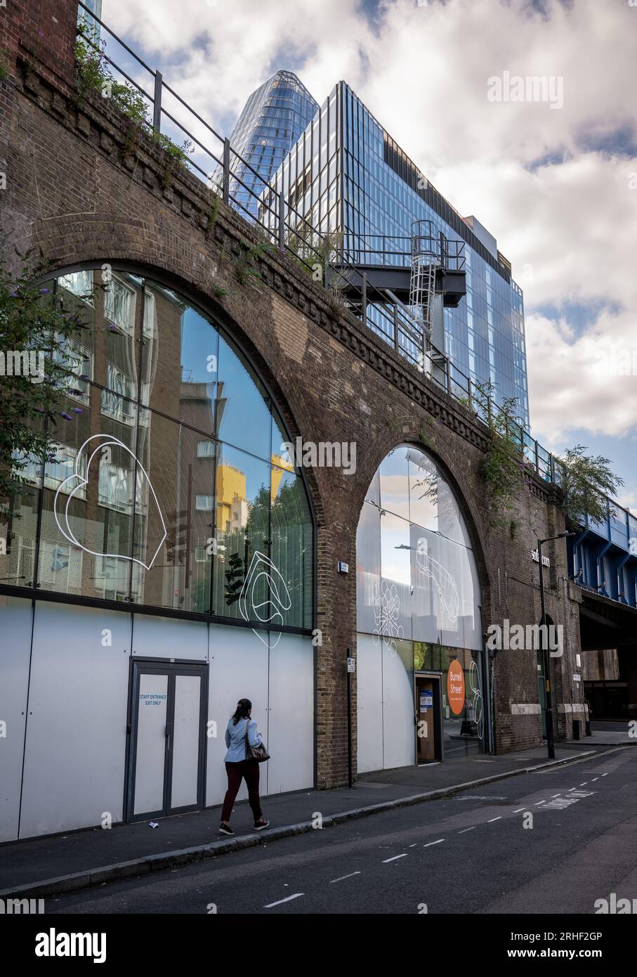 London, UK: Burrell Street in Southwark, London close to Southwark ...