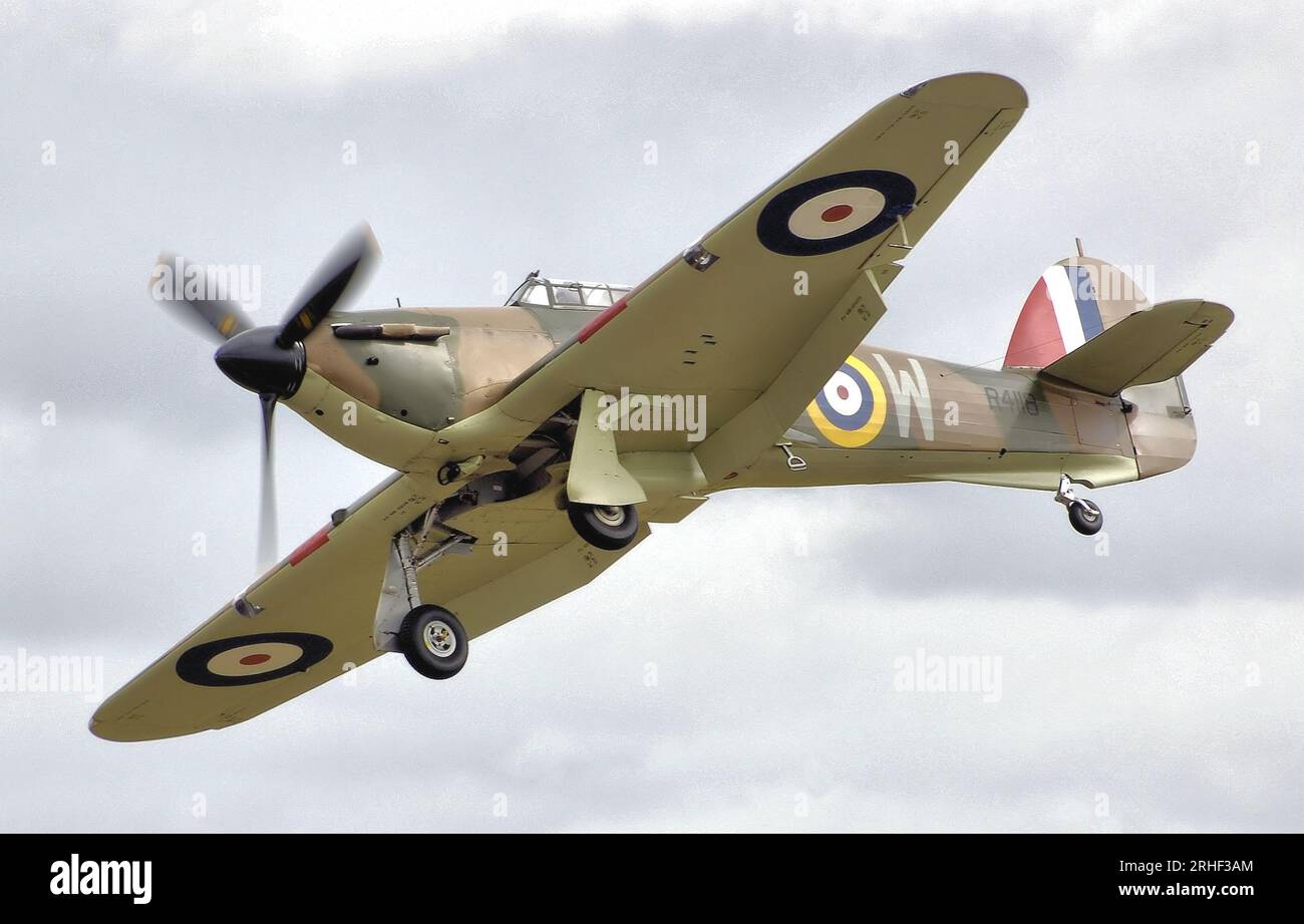 HAWKER HURRICANE Mk 1 RAF serial number R4118 which flew 49 combat ...