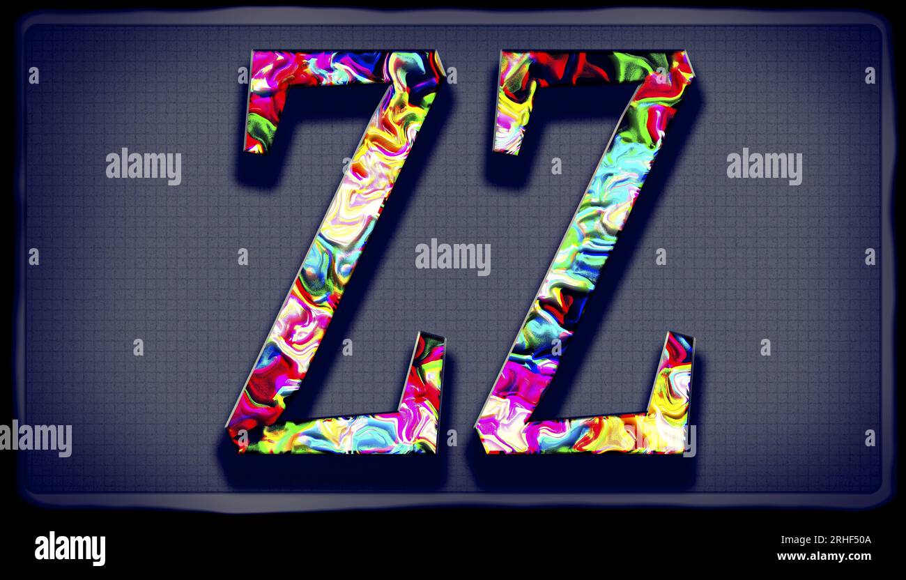 Letters zz hi-res stock photography and images - Alamy