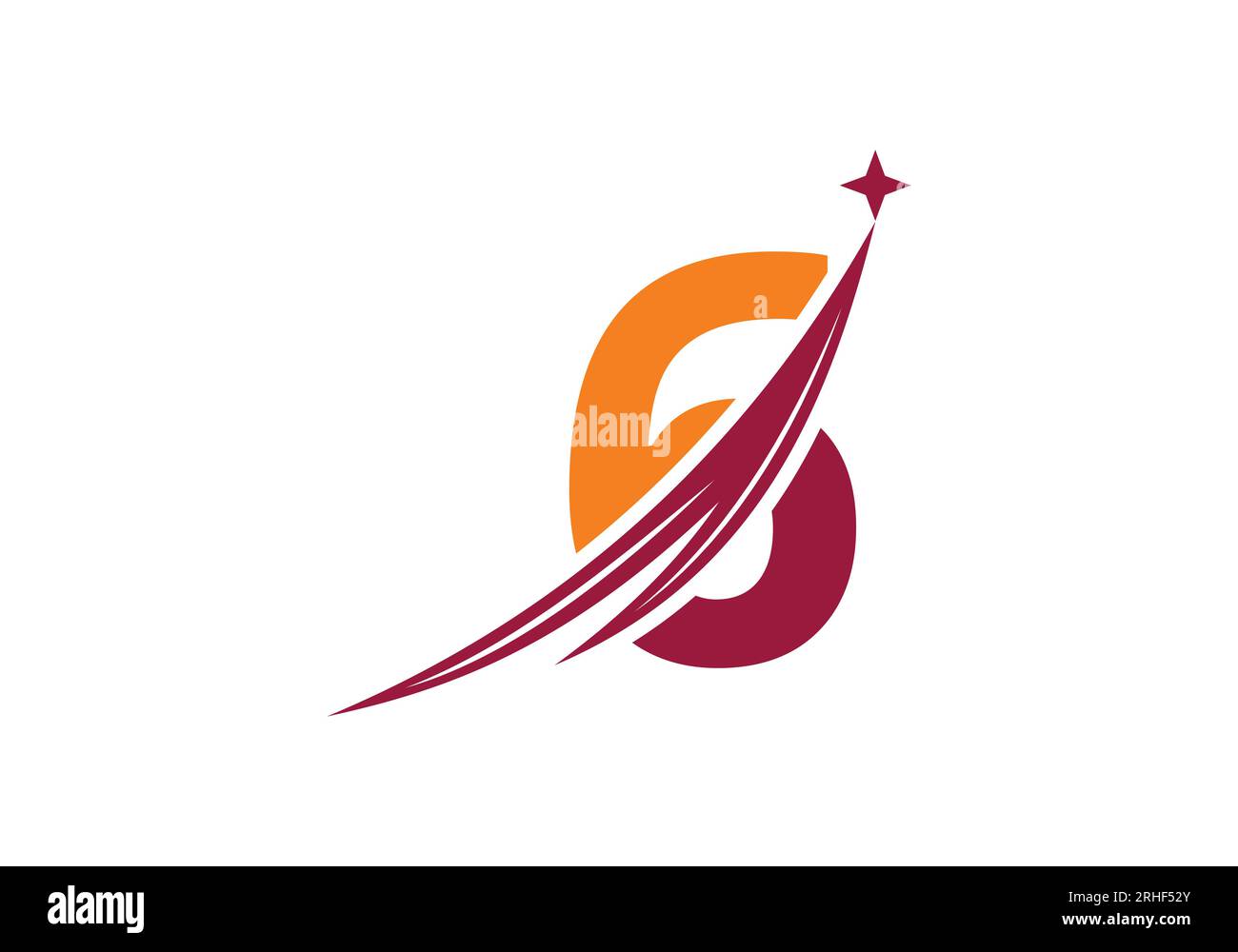 Modern Letter 6 Logo Template. luxury branding Letter Logo Design ...