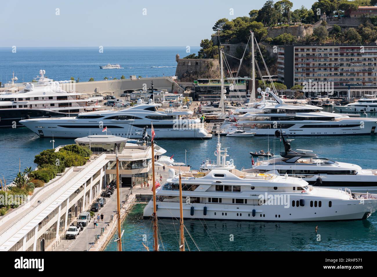 The harbour in Monte Carlo, Monaco Stock Photo - Alamy