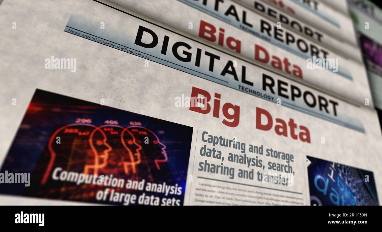 Big data machine learning and digital analysis technology vintage news ...