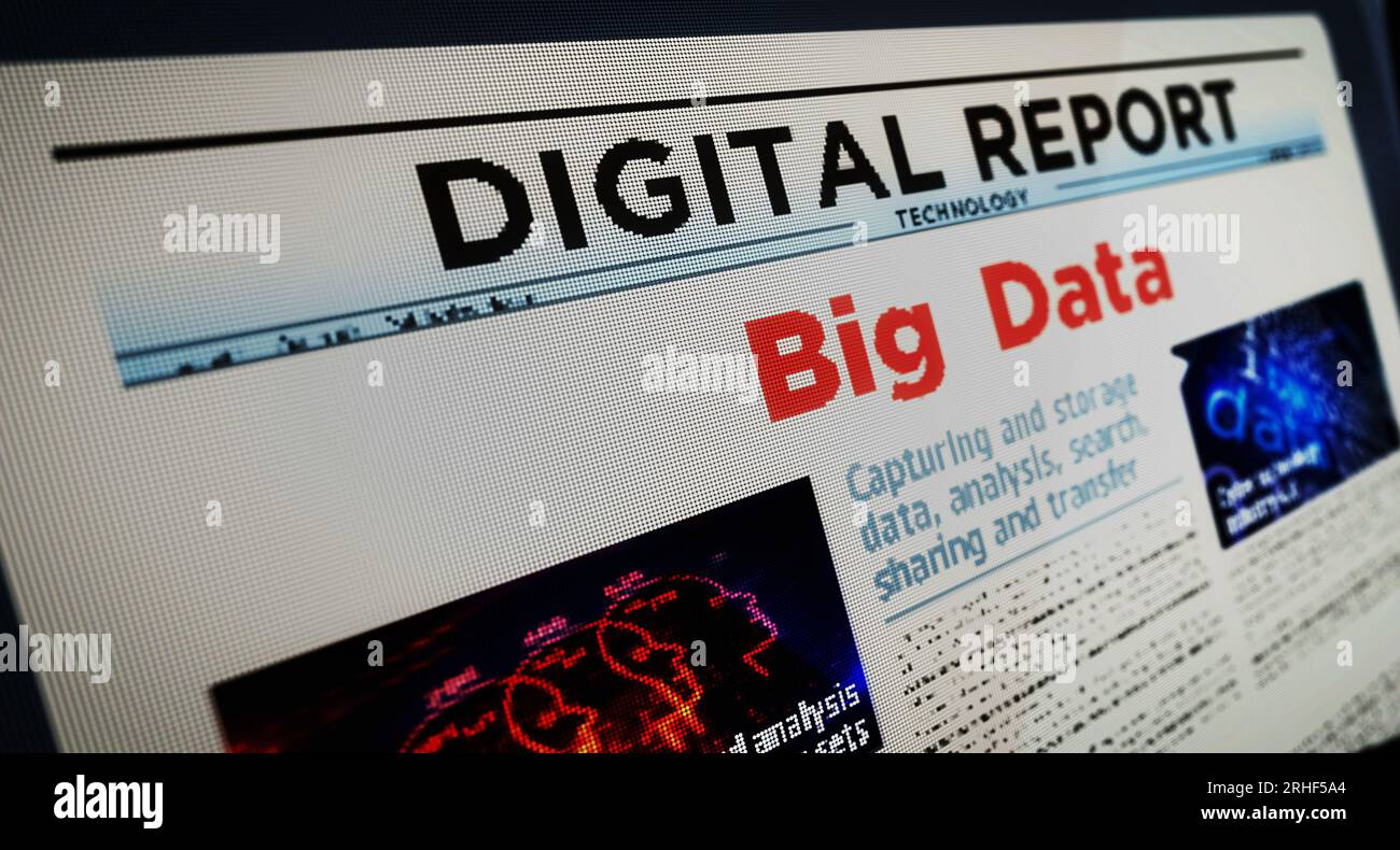Big data machine learning and digital analysis technology daily newspaper reading on mobile ...