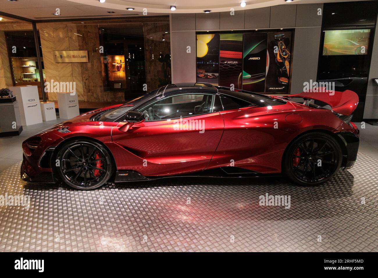 McLaren 765 LT coupe supercar Stock Photo - Alamy