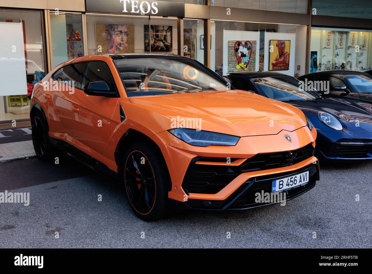 Lamborghini Urus Performante parked in Monte Carlo, Monaco Stock Photo ...