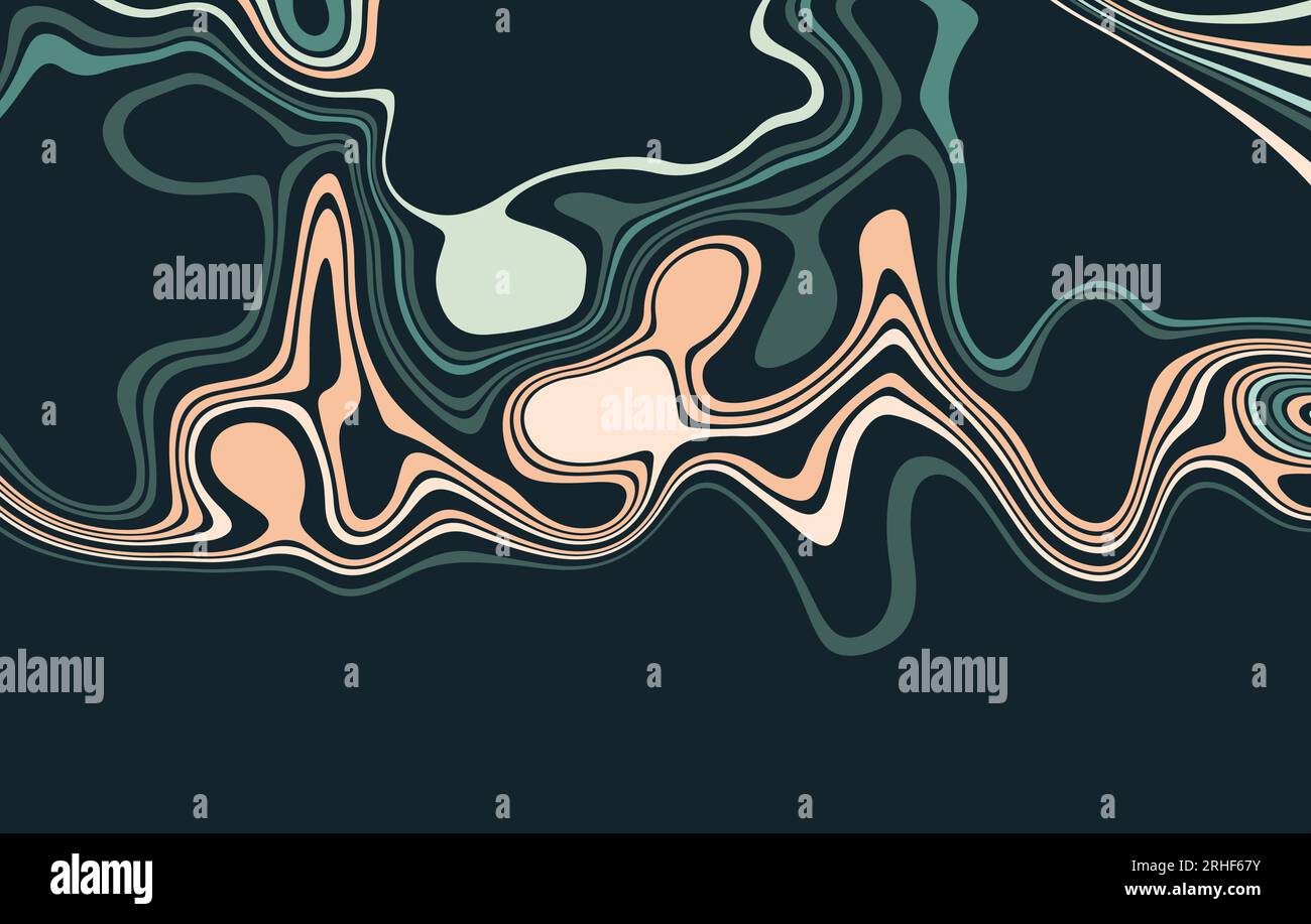 Abstract wavy background, fluid, stylized illusion Stock Vector Image ...