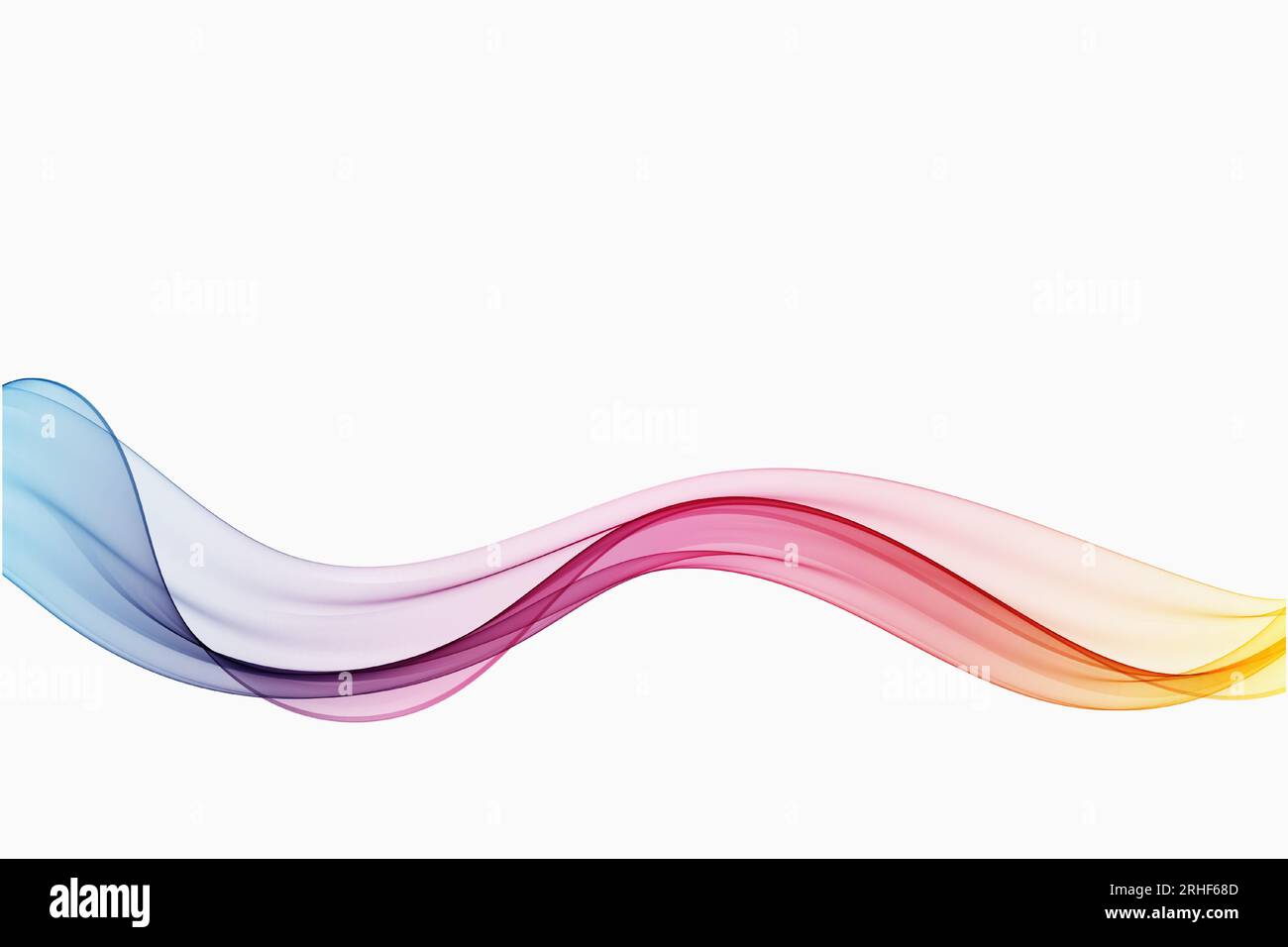 Abstract waves, background. Rainbow wavy lines, spectrum wave. Rainbow ...