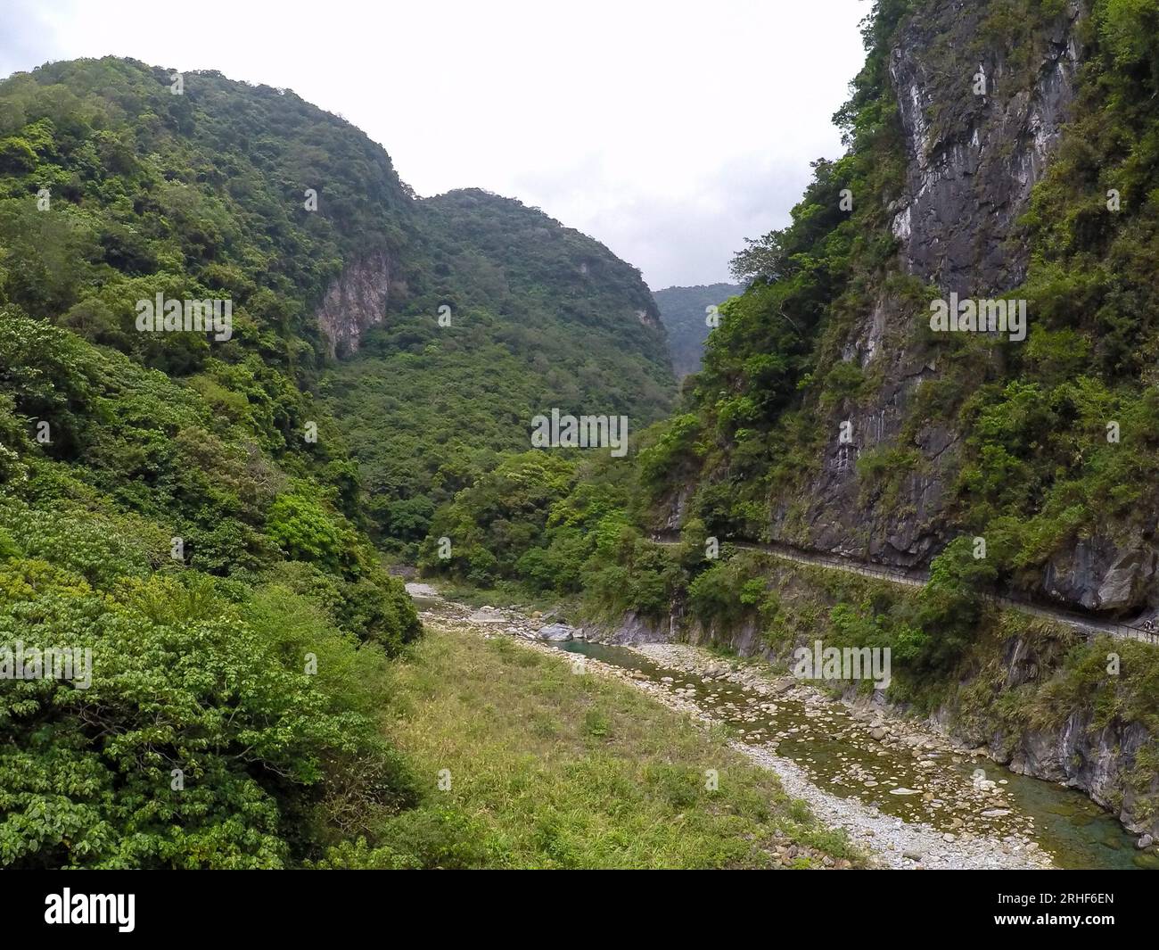 Beautiful view of Taroko Gorge National Park landscape in Hualien ...