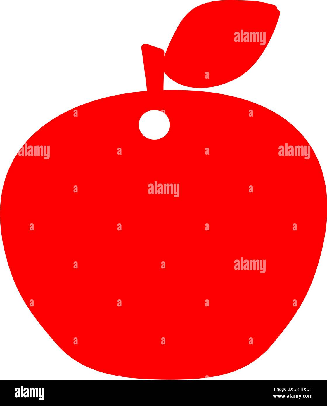 Vector apple tag. Back to school. Label with apple Stock Vector Image ...