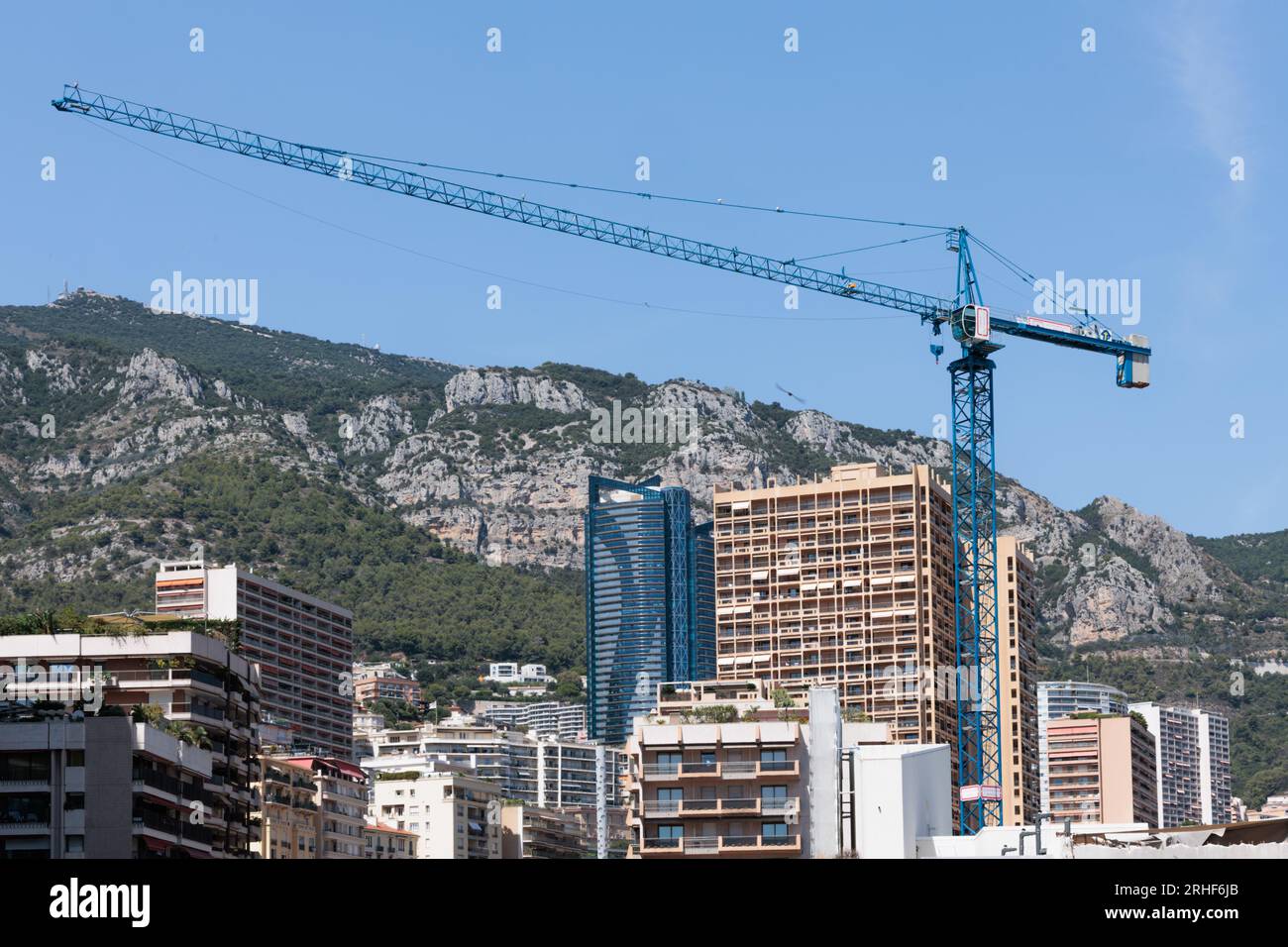 Building construction work in Monte Carlo in Monaco Stock Photo - Alamy