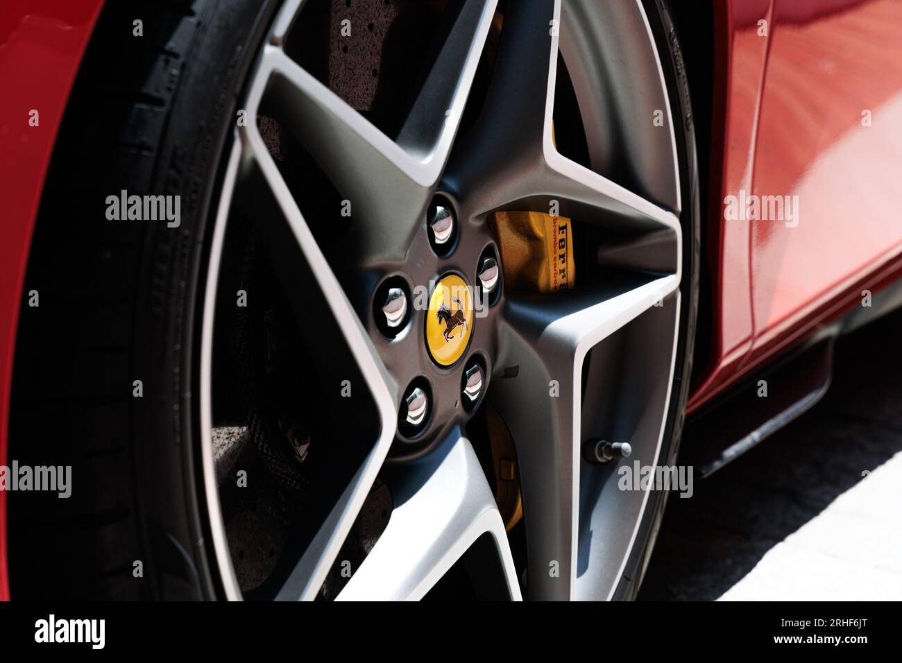 Ferrari f8 wheel hi-res stock photography and images - Alamy