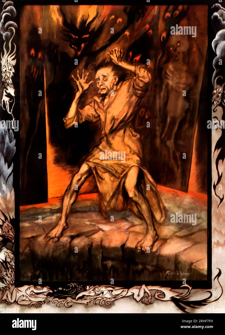 The Pit and the Pendulum, illustration from Poe's Tales of Mystery ...